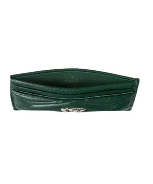 Gucci Gg Marmont Card Case - Green