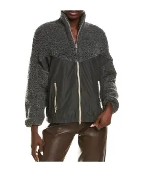 Brunello Cucinelli Fleece-panel Zip-up Cardigan
