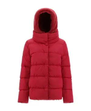Herno Funnel Neck Hooded Down Jacket