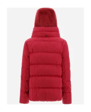 Herno Funnel Neck Hooded Down Jacket