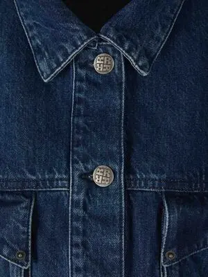 ROTATE BY BIRGER CHRISTENSEN Cropped Denim Jacket