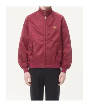 Valentino Garavani Zip-up High Neck Jacket With Logo Patch
