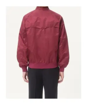Valentino Garavani Zip-up High Neck Jacket With Logo Patch