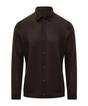Zegna Button-up Knitted Shirt