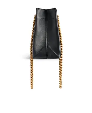 Balenciaga Embossed Calfskin Tote Bag - Black