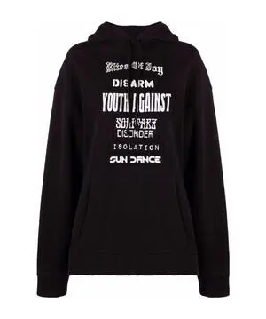 Raf Simons Slogan Patches Hoodie