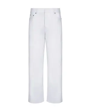 Dior Christian Button Detailed Straight Leg Trousers