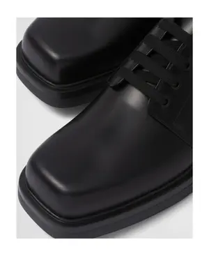 Prada Brushed Leather Derby Shoes