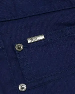Emporio Armani Slim Fit Zip Fly Jeans - Blue