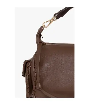Chloé Nahir Zipped Shoulder Bag - Brown