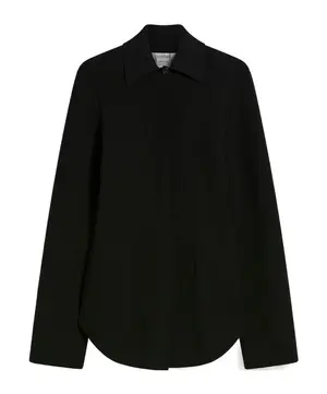 Sportmax Baffo Long-sleeved Knitted Shirt