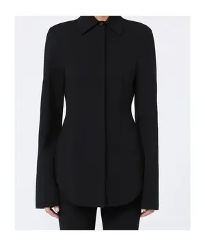 Sportmax Baffo Long-sleeved Knitted Shirt