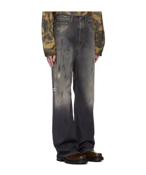 Acne Studios Loose-fit Distressed Wide-leg Jeans