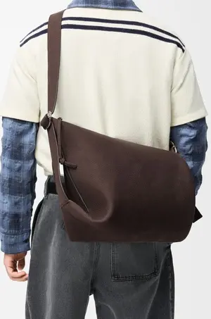 Loewe Loop Leather Shoulder Bag