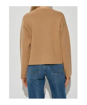 Max Mara Zibello Crewneck Long-sleeved Jumper - Beige