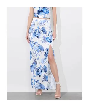 ALICEOLIVIA Alice + Olivia Stephine Maxi Skirt With Floral Print