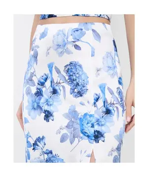ALICEOLIVIA Alice + Olivia Stephine Maxi Skirt With Floral Print
