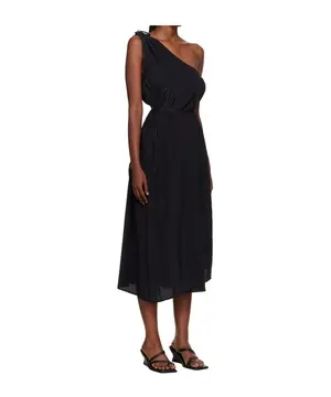 BASERANGE One Shoulder Wrap Dress