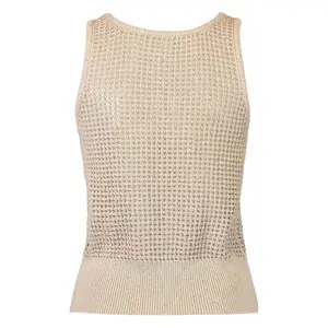 Brunello Cucinelli Sleeveless Knitted Tank Top