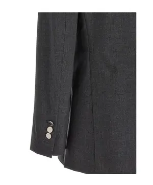 Theory Double Breasted Blazer - Black
