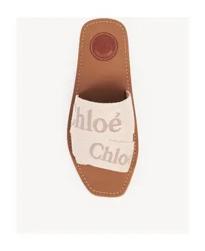 Chloé Flat Slippers With Logo Detailing