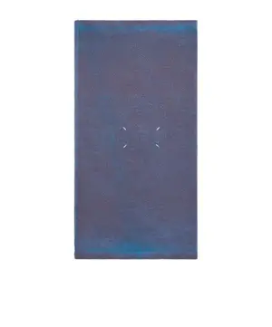 MAISON MARGIELA Virgin Wool Scarf - Blue