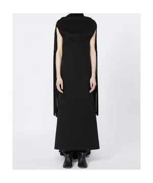 Sportmax Long Double-faced Pure Wool Dress