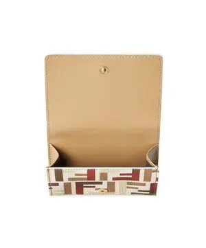 Fendi Roma Ff Printed Tri-fold Wallet - Multicolour
