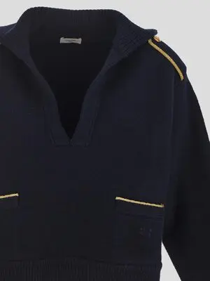 Celine Wool Military Vareuse With Braided Trim