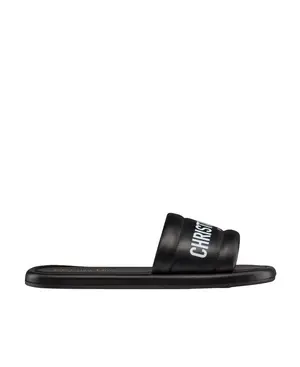 Dior Every-d Embossed Logo Flip Flops - Black