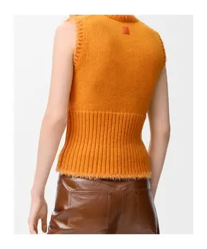 Loewe Fringed Ribbed-knit Vest