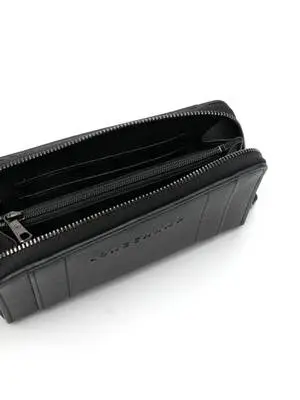 Longchamp Debossed-logo Leather Wallet