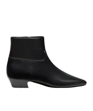 STUART WEITZMAN Stassi Zip Bootie - Black