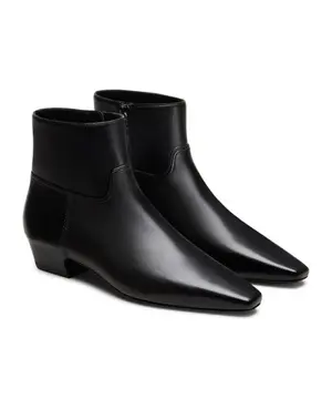 STUART WEITZMAN Stassi Zip Bootie - Black