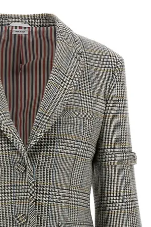 Thom Browne Checked Single-breasted Blazer