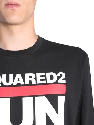Dsquared2 Run Dan Printed T-shirt
