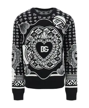 Dolce & Gabbana Round Neck Sweaters For Men