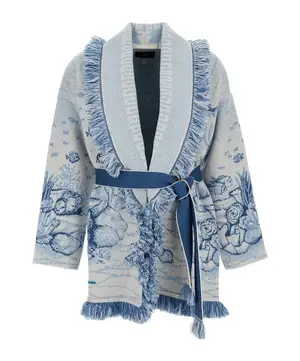 Alanui Deep In The Ocean Belted Cardigan