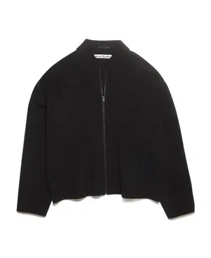 Acne Studios Zip-up Collared Jacket - Black