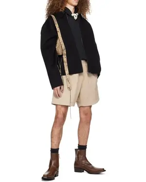 Acne Studios Zip-up Collared Jacket - Black