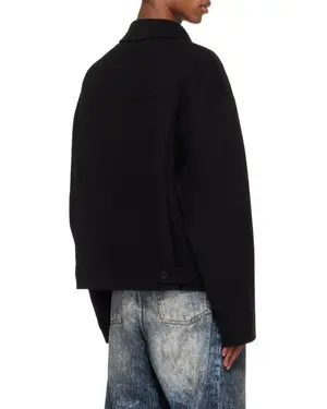 Acne Studios Zip-up Collared Jacket - Black