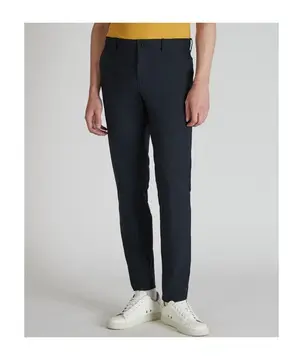 Incotex Slim Trousers With Elastic Waistband - Black