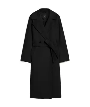 Max Mara Belted Waist Coat - Black