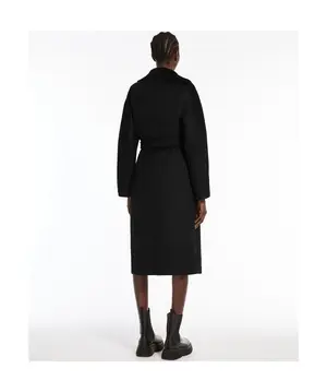 Max Mara Belted Waist Coat - Black