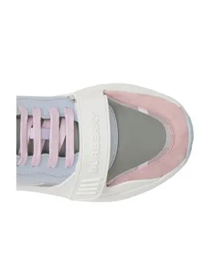 Burberry Low-top Panelled Sneakers - White