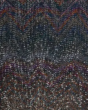 Missoni Zigzag-knit Sequined Mini Dress