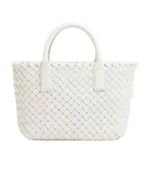Bottega Veneta Mini Cabat - White