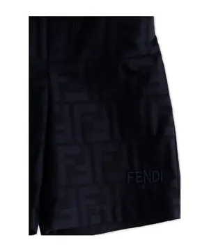 Fendi Ff Jacquard Short And Shirt Set