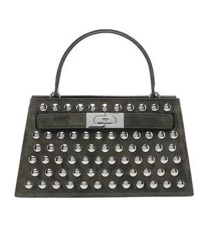 Tory Burch Stud Embellished Tote Bag - Black
