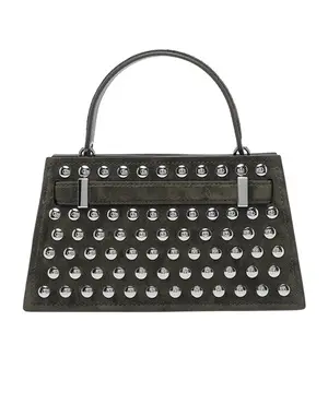 Tory Burch Stud Embellished Tote Bag - Black